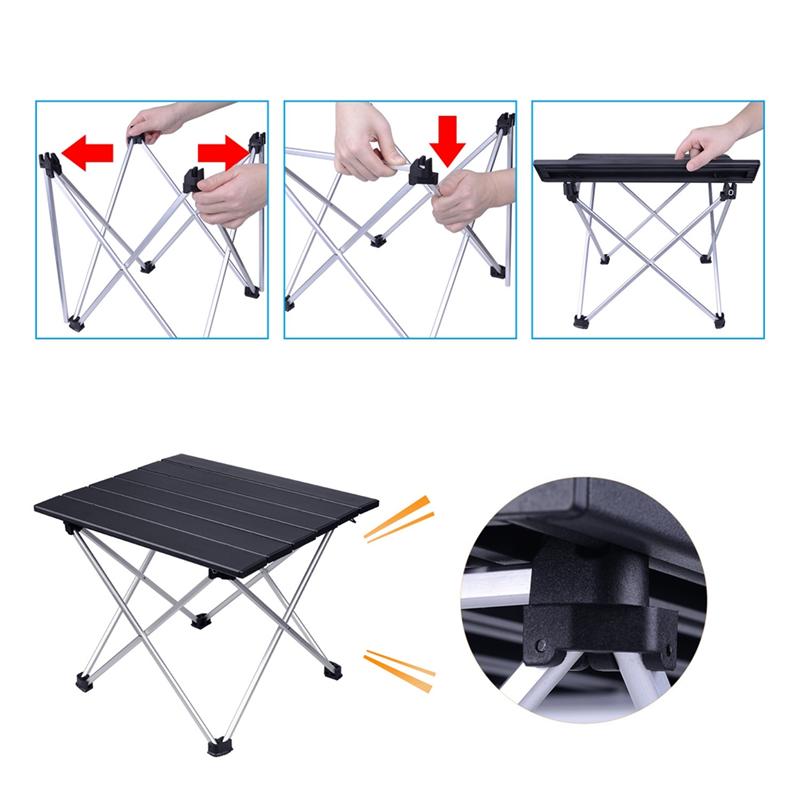 Aluminium Alloy Outdoor Folding Table Hiking Campi... – Grandado