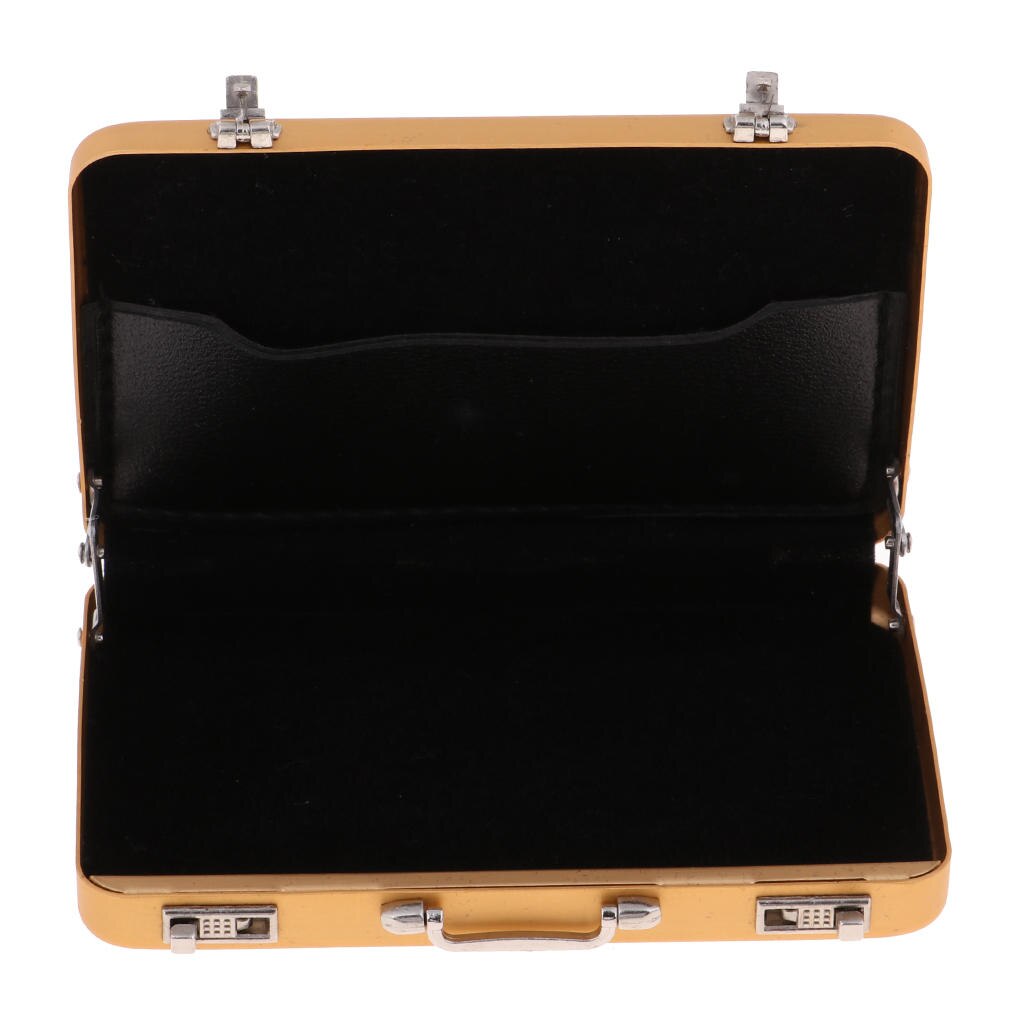 1/12 Dollhouse Miniature Travel Metal Code Suitcas... – Vicedeal