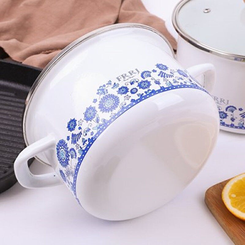 Neue Emaille Topf Küche Haushalt Suppe Topf Eintop... – Grandado