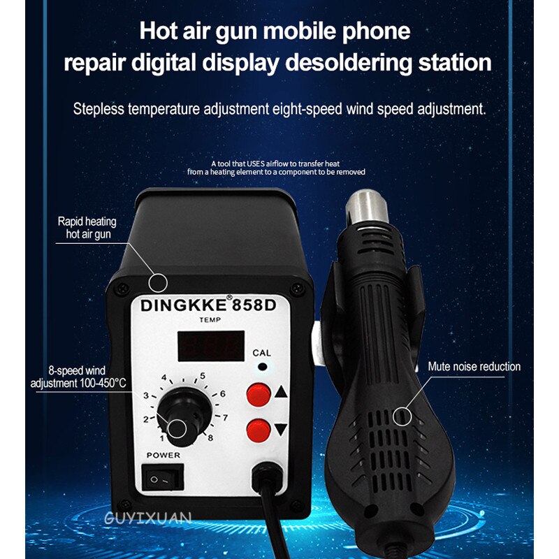 700W High-Power Heat Gun/Industriële Digitale Disp... – Grandado