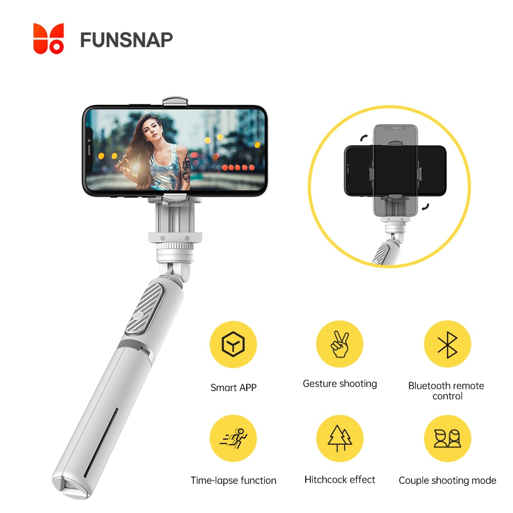 Funsnap Bluetooth Handheld Gimbal Stabilizer Mobie... – Grandado