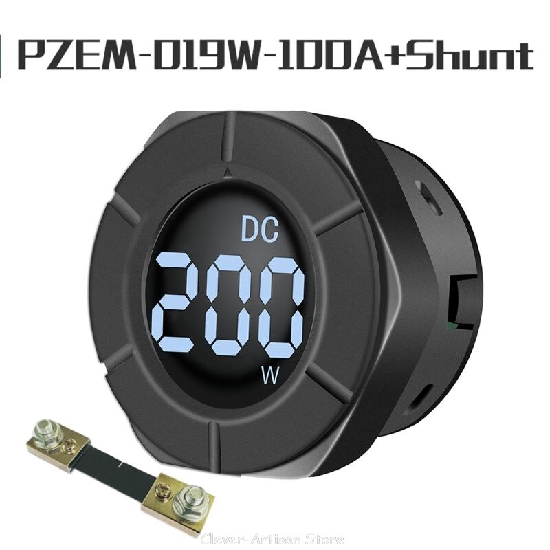 Dc 0-300V Ronde Power Meter Wattmeter Auto Power P... – Grandado
