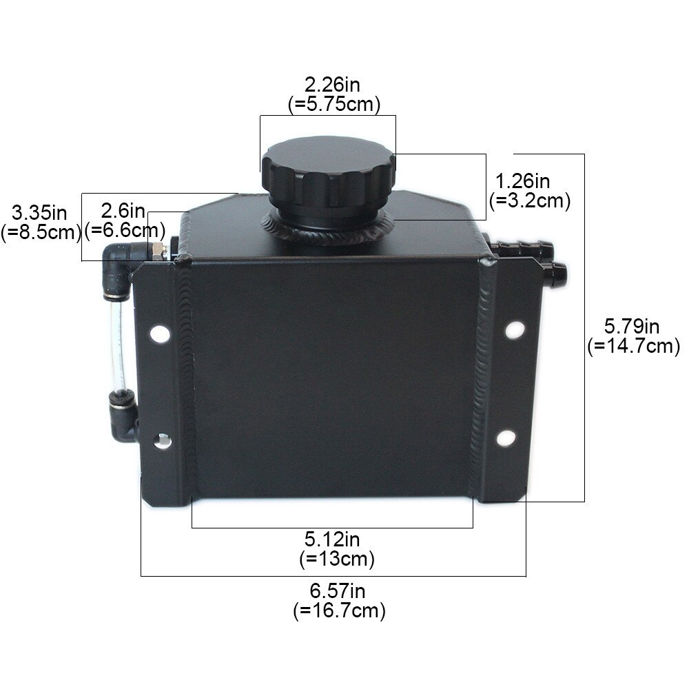 SPSLD Universal Oil Catch Tank Radiator Overflow C... – Grandado