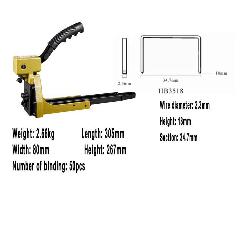 Handleiding Kartonnen Doos Nietmachine Tacker 1-3/... – Grandado