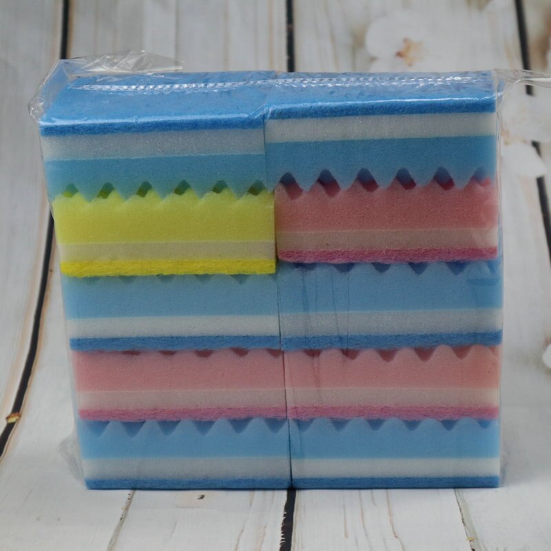 10pcs Wave-shaped Color Sponge Wipe Kitchen Cleani... – Vicedeal