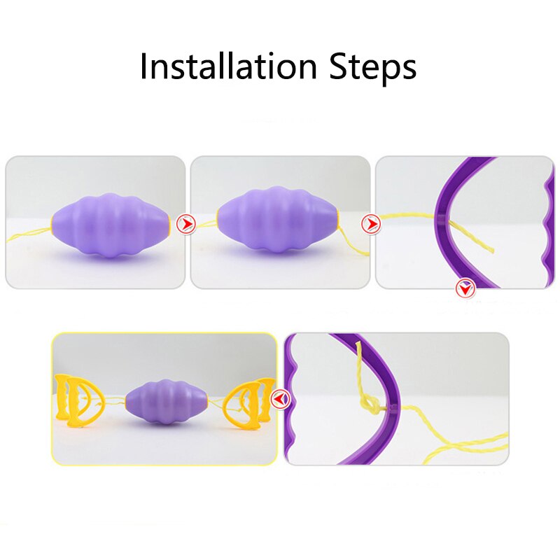 Outdoor toys children shuttle handball double pull... – Grandado