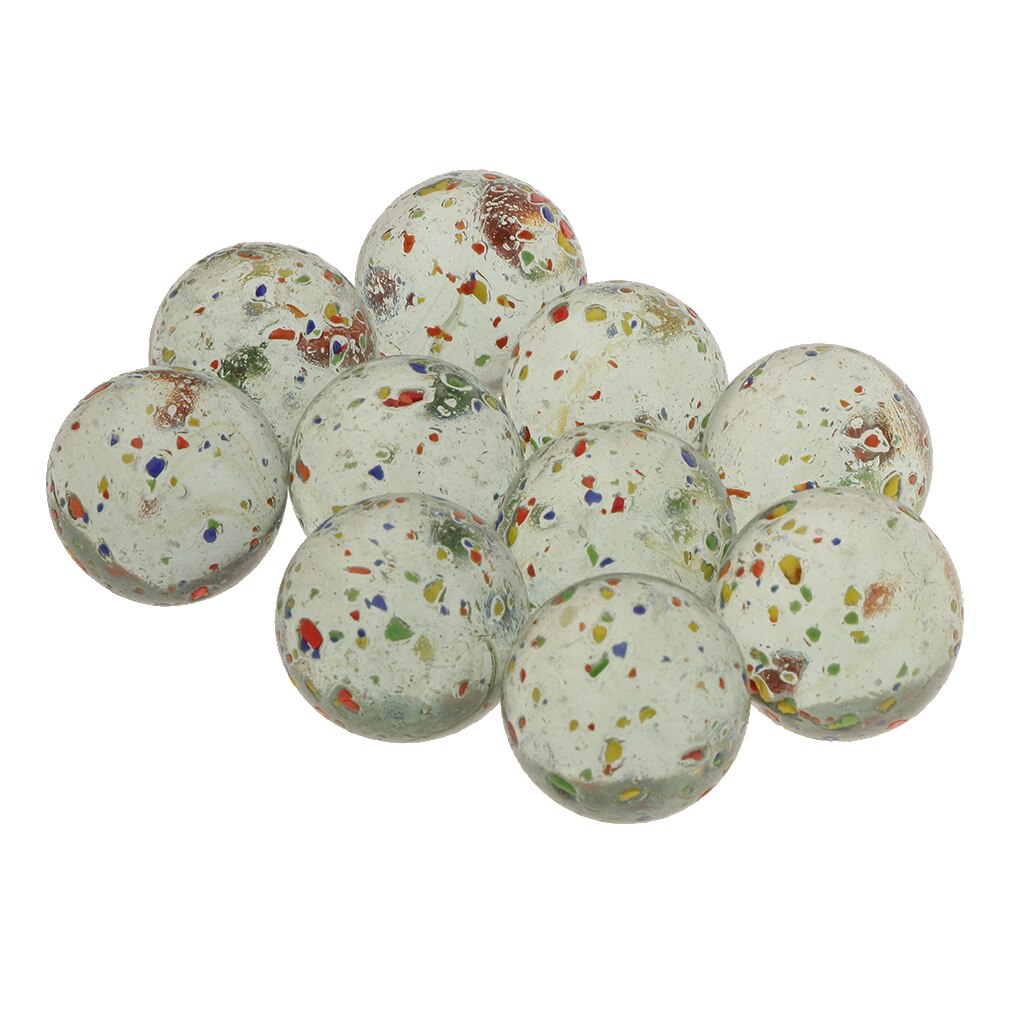 My Toy House Glass Marbles, Set of 10, 0.98-inch G... – Grandado
