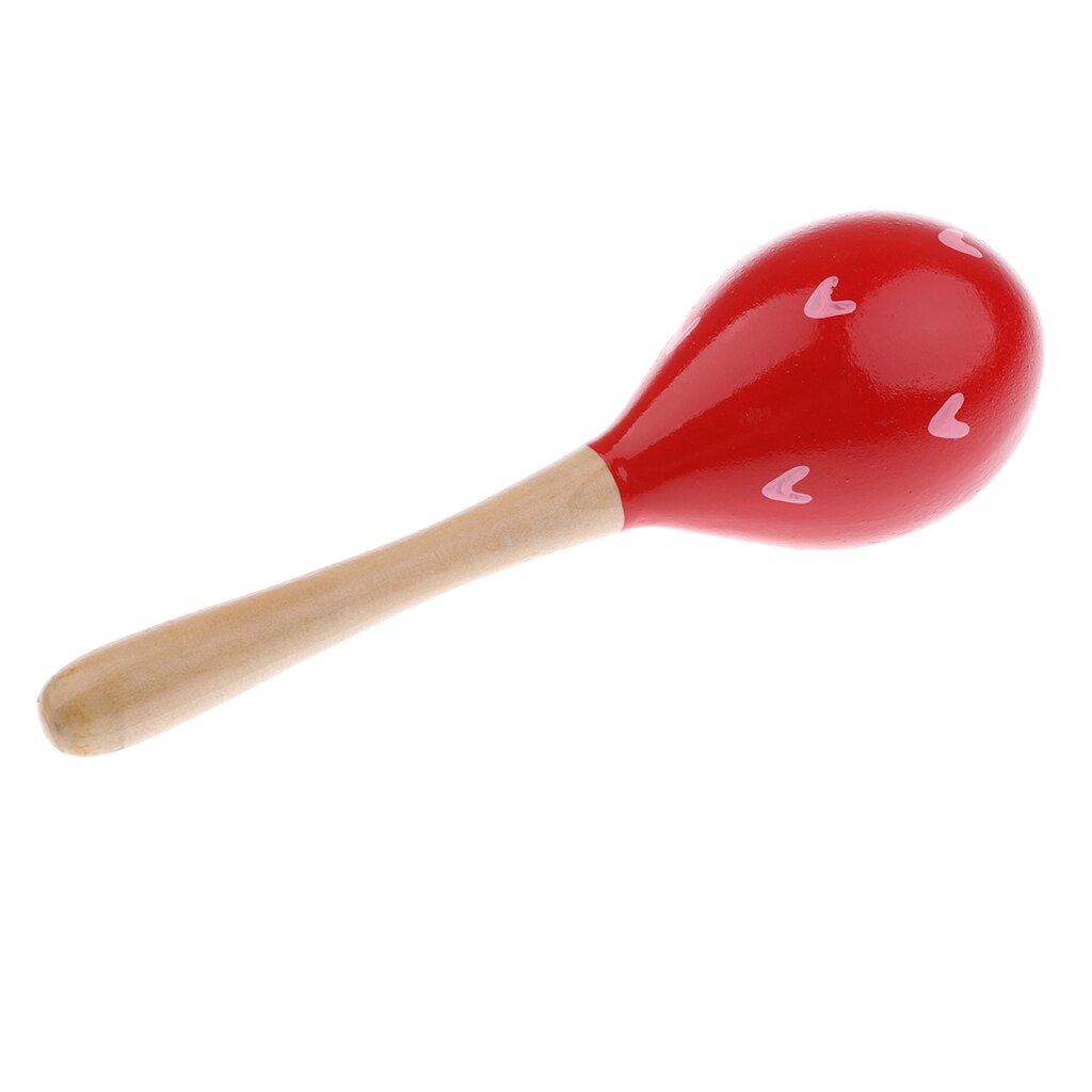 1 Piece Wooden Maraca Coloful Hand Percussion for ... – Grandado