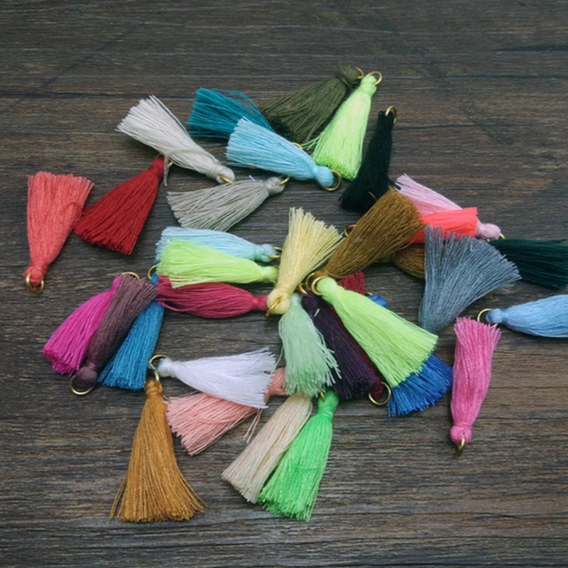 DIY 100PCS Mixed Silky Tassels Pendant Sewing Craf... – Grandado