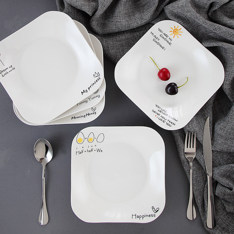 European Vintage Steak Plates Restaurant Breakfast... – Vicedeal