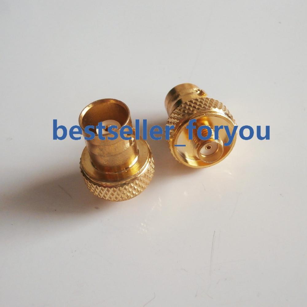 Golden BNC Female Jack to SMA Female RF Connector ... – Grandado