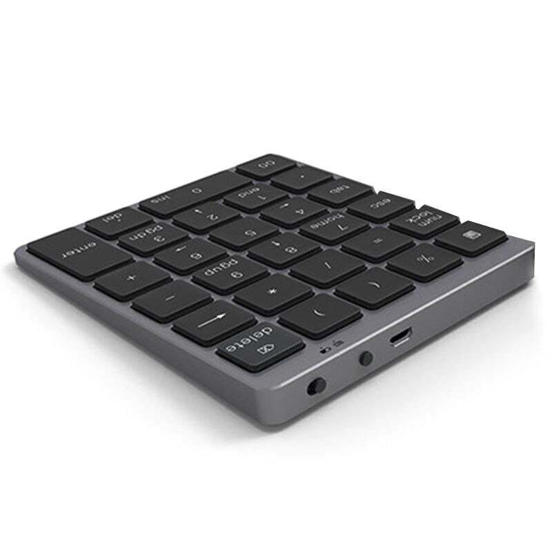 Aluminum Alloy 28 Keys Wireless Bluetooth Numeric ... – Vicedeal