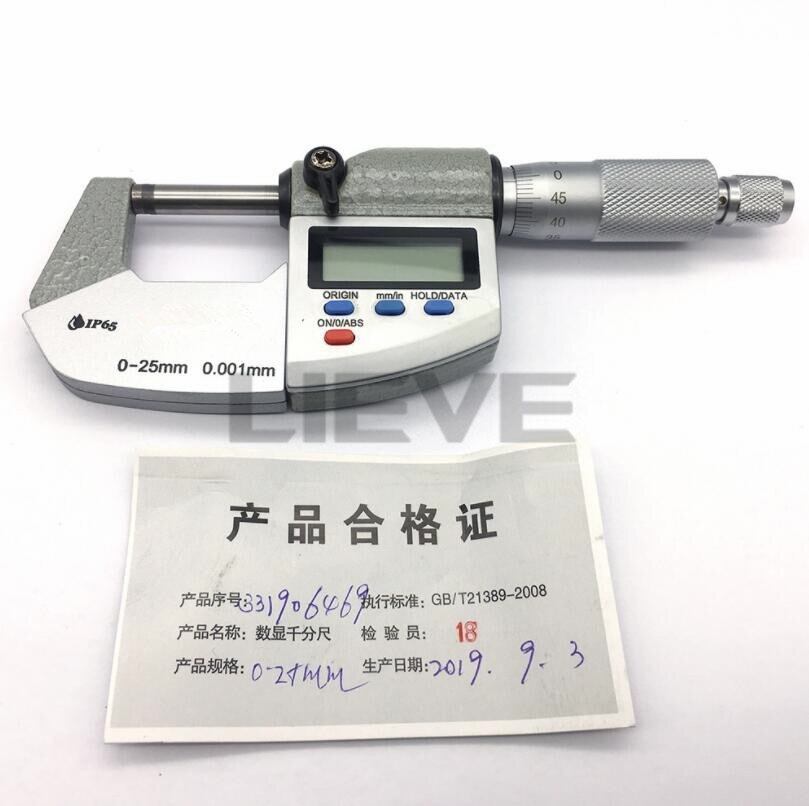 IP65 0-25mm Electronic Digital Micrometer 0-25 mm ... – Grandado