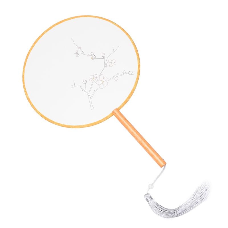 Embroidery Silk Fan Kit Chinese Fan Making Materia... – Grandado