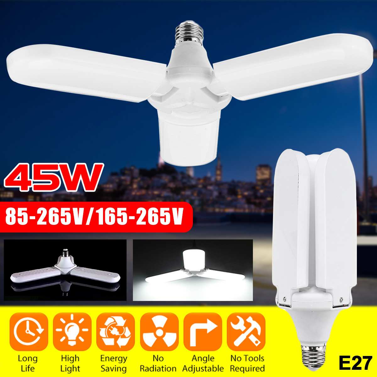 Super Bright Industrial Lighting 45W/60W/75W E27 L... – Vicedeal