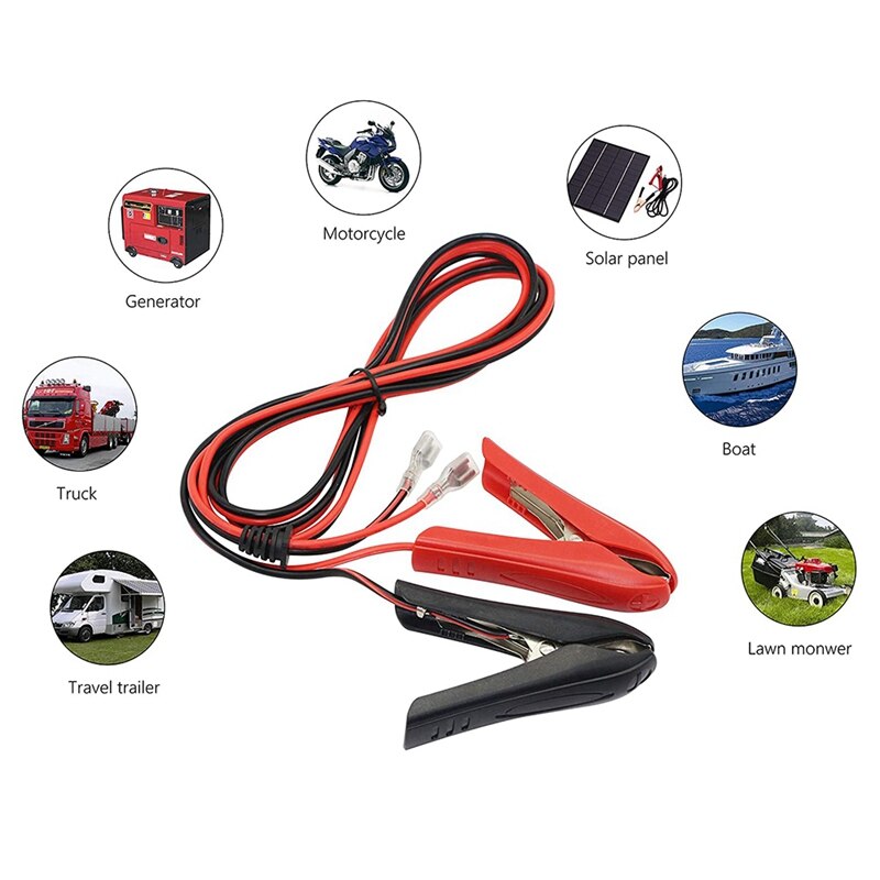 1.8M 18AWG 12V 24V Car Battery Cable Battery Termi... – Vicedeal