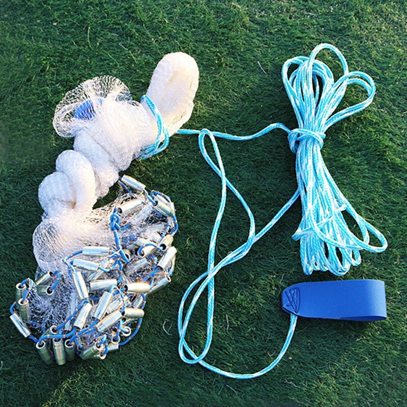 Fishing Cast Net With Heavy Duty Real Lead Weights... – Grandado
