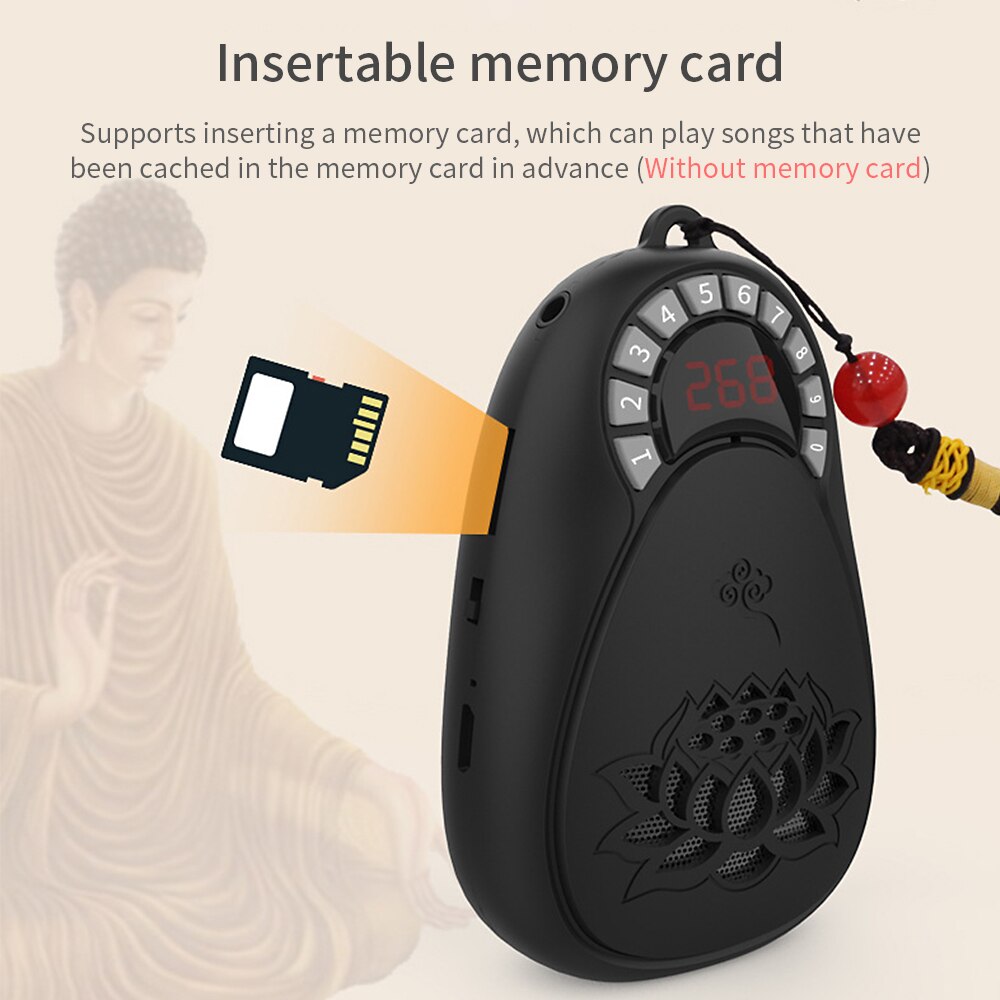 49 Songs Digital Display Portable Type TF Card Pla... – Vicedeal