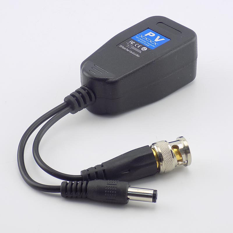 1 Pair(2pcs) Passive CCTV Coax BNC Power Video Bal... – Grandado