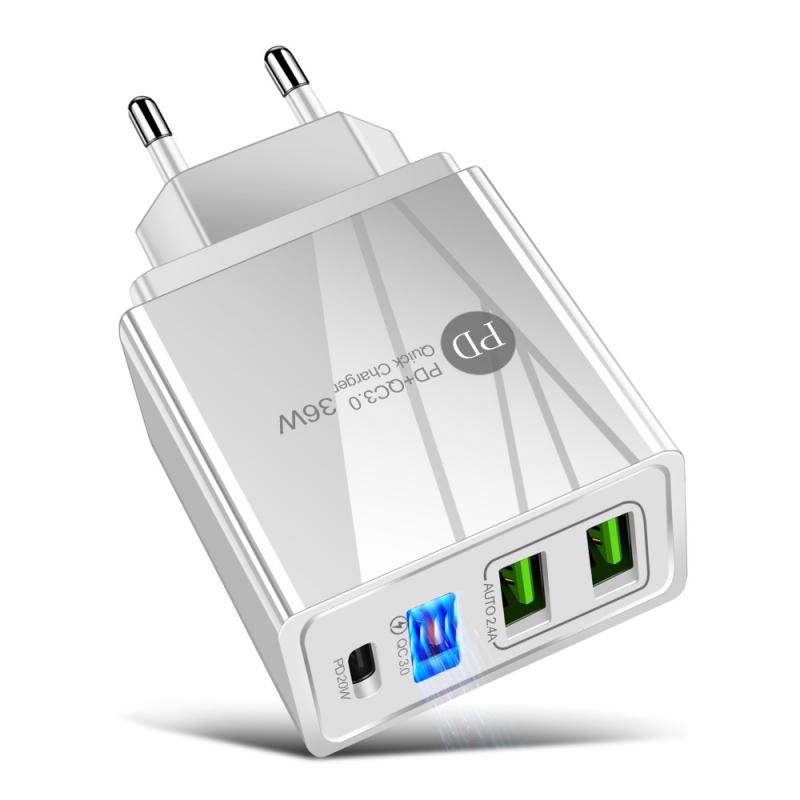 Chargeur USB rapide 3.0, prise murale ue/US, adapt... – Grandado