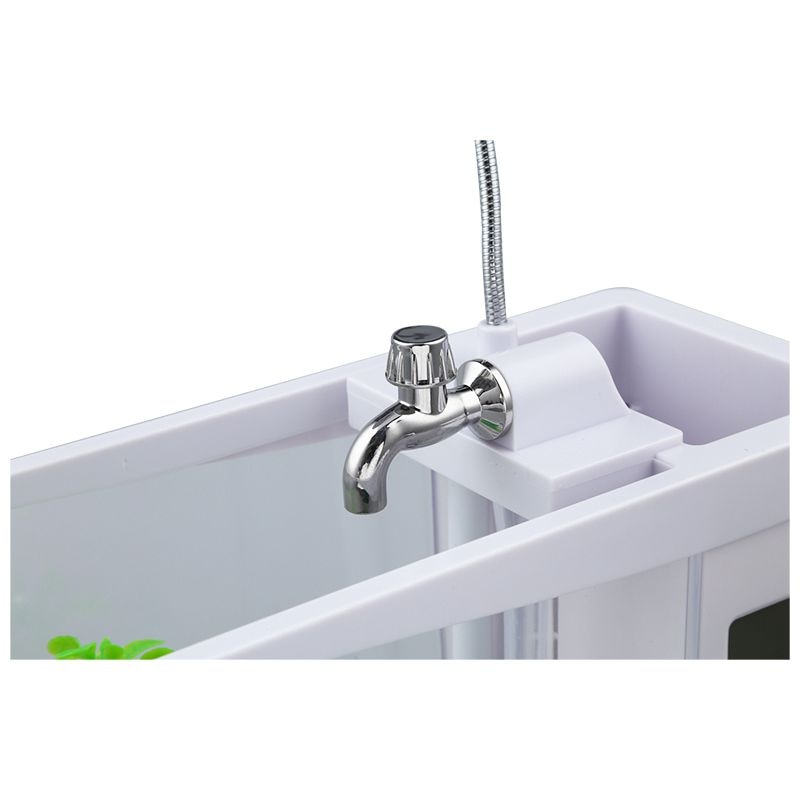 USB Mobile Mini Electronic Desktop Fish tank White – Vicedeal