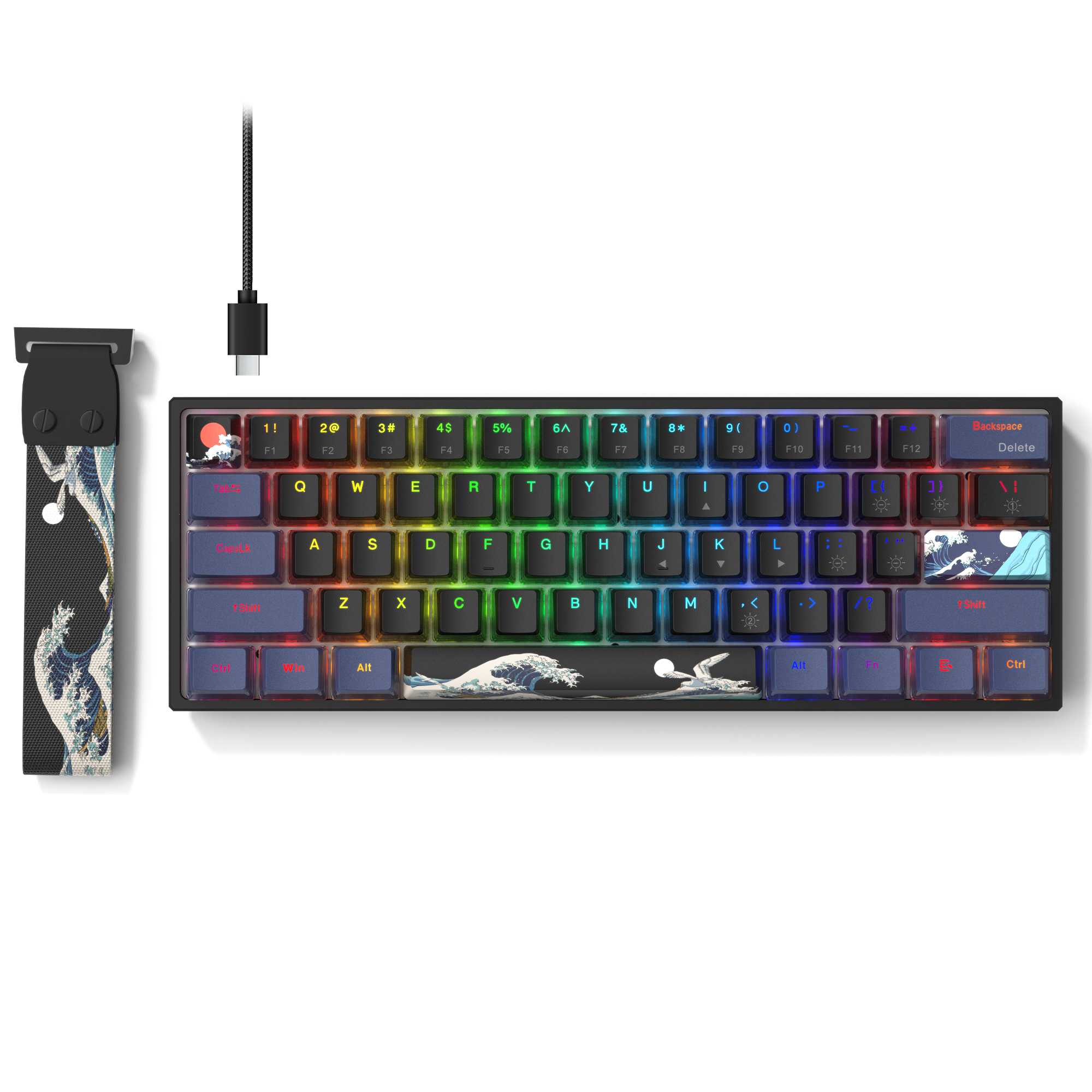 Womier WK61 Pro 60% -Swappable Mechanical Keyboard... – Vicedeal