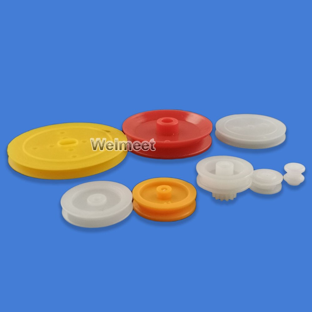 8PCS Motor Synchronous Belt Plastic Pulley Wheel S... – Vicedeal