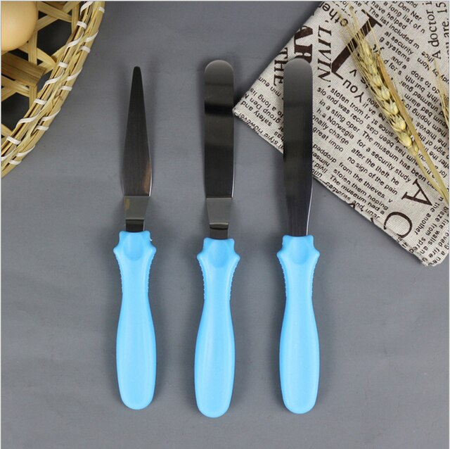 3pc/set Small Cranked / Angled Spatula Palette Kni... – Vicedeal