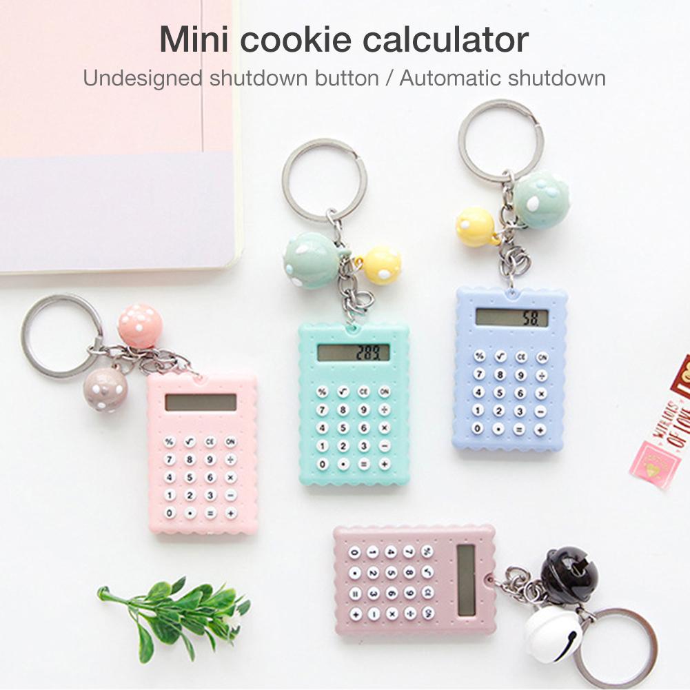 Student Cute Portable Mini Bell Calculator Key Rin... – Vicedeal