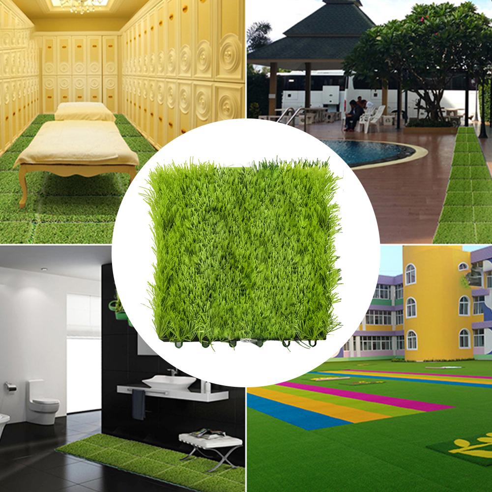 32x32cm Artificial Grass Turf Rug Synthetic Weathe... – Grandado