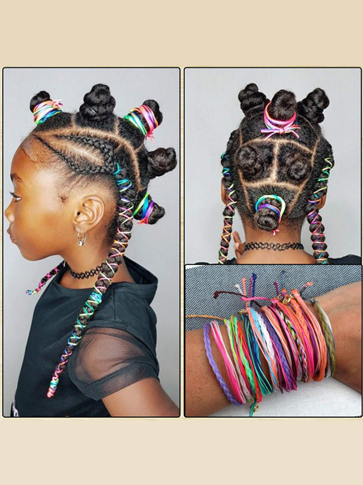 96pcs Hip Hop Colorful Viking Rasta Box Braids Hai... – Vicedeal