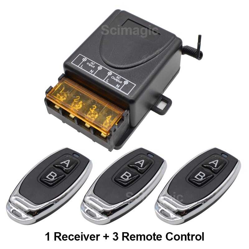433Mhz universal wireless remote control switch AC... – Vicedeal