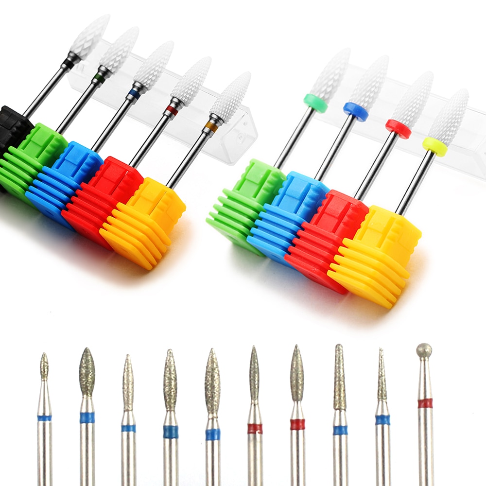 Broca elétrica de diamante para unhas, 2 peças, li... – Vicedeal