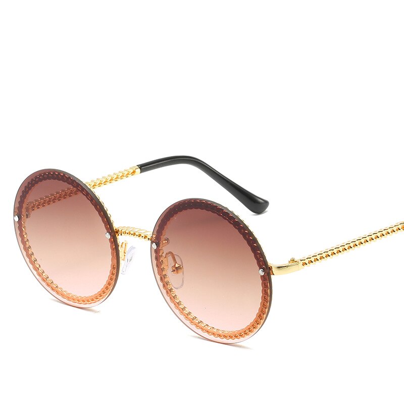 Luxury Photochromic Round Frame Sunglasses Women D... – Grandado