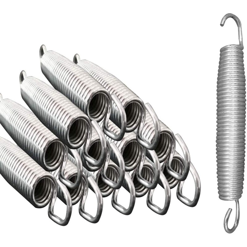 12Pcs Trampoline Springs Heavy Duty Galvanized Ste... – Grandado