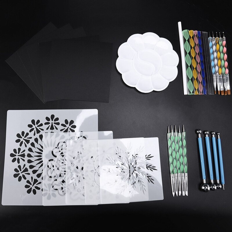 Rock Schilderen Kit,34 Sets Van Punt Kleur Tool Pe... – Grandado