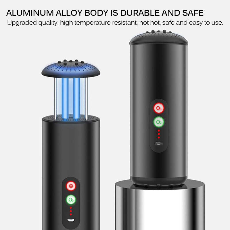 Auto Uvc Lamp Mini Desinfectie Lamp Negatieve Ione... – Grandado