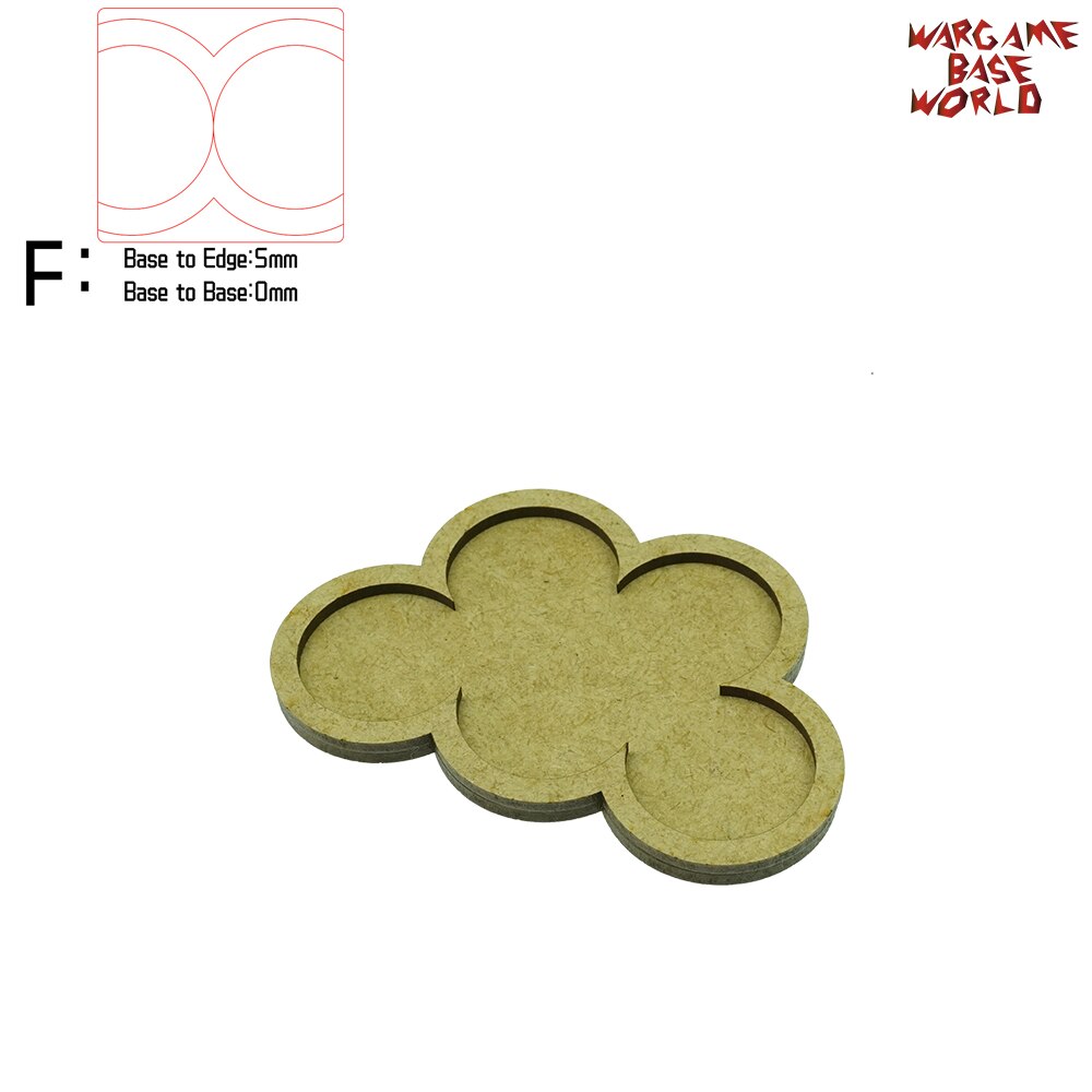 Wargame Base World - Movement Tray - 5 round 32mm ... – Grandado