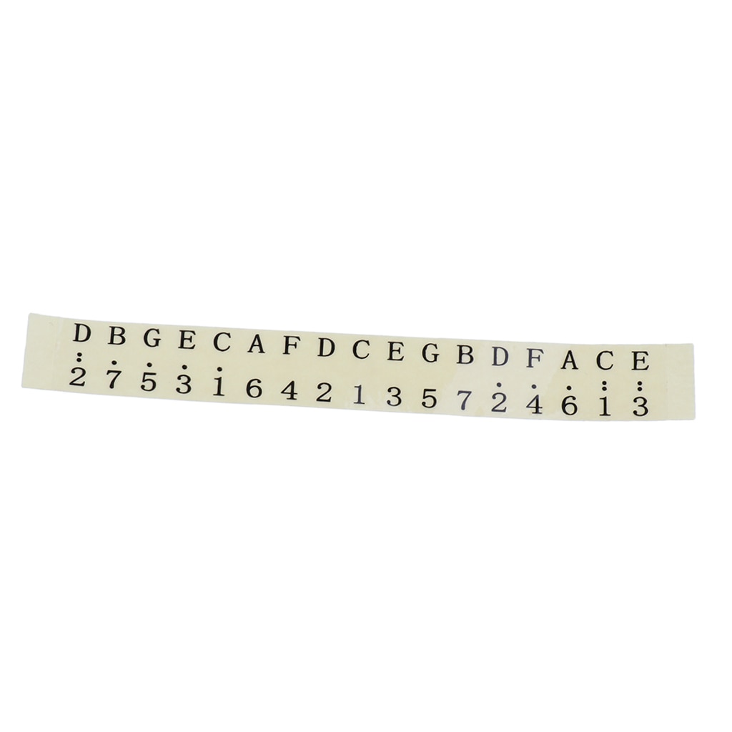 20x Kalimba Thumb Scale Logo Sticker Finger Music ... – Grandado
