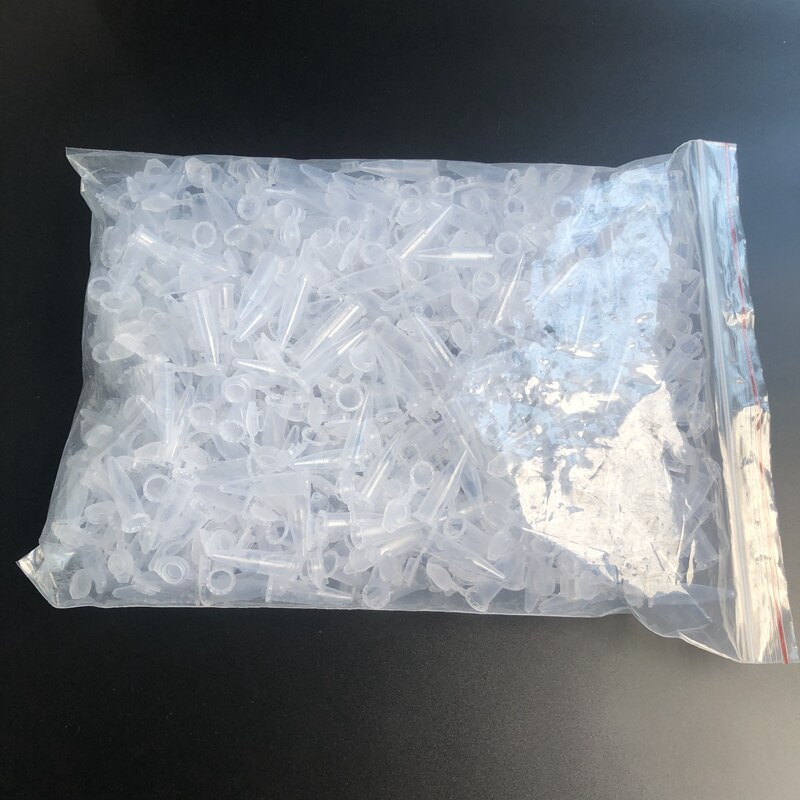 500pcs 1.5ml Transparent plastic centrifuge tube w... – Grandado