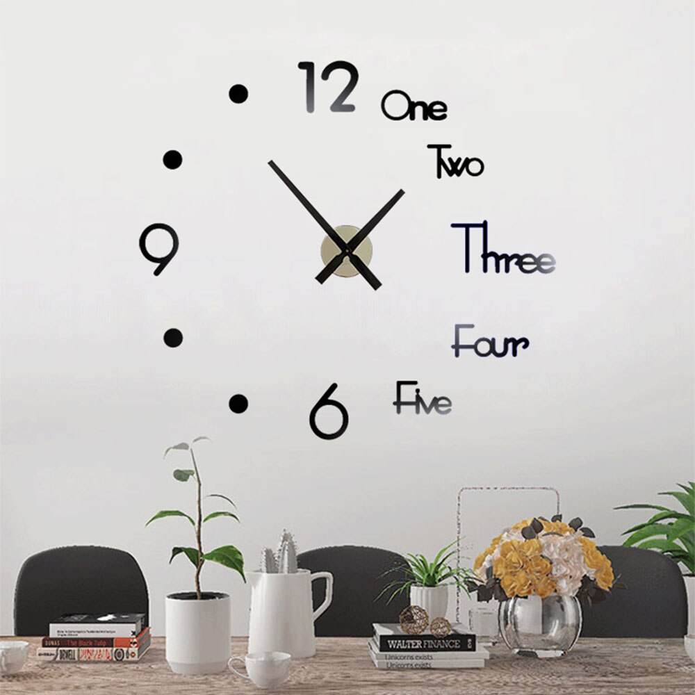 Reloj , reloj de pared Horloge 3 colores 3D Diy, p... – Grandado