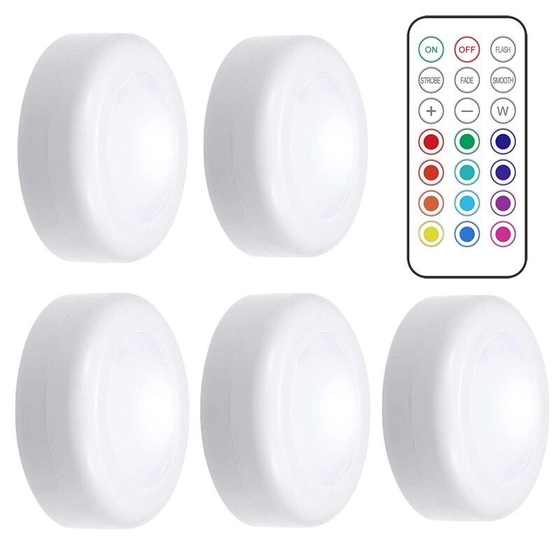 LED Cabinet Light Remote Control Wireless Puck Lig... – Grandado