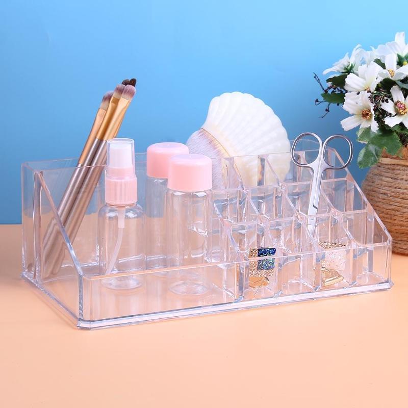 Makeup Organizer Storage Box Acrylic Cosmetic Tool... – Vicedeal