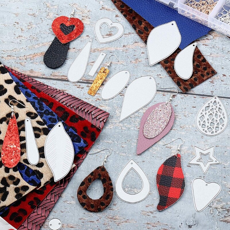 19 kpl korvakorujen leikkausleikkausmuotit korvako... – Grandado