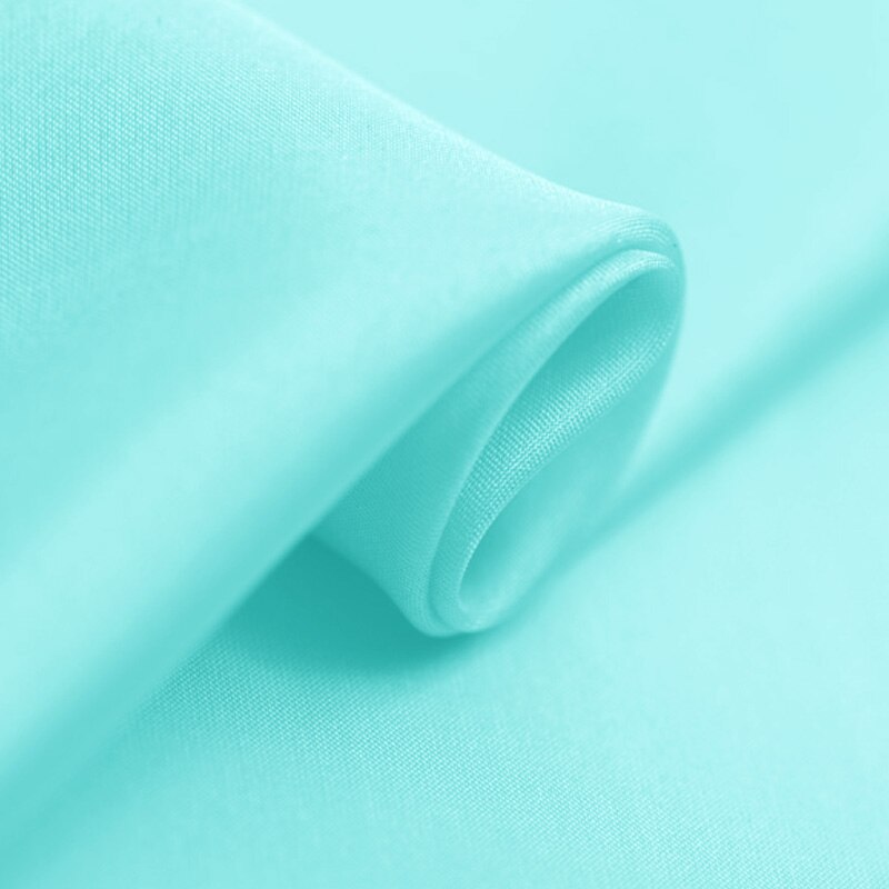 8mm silk habotai fabric canal blue color 114cm wid... – Vicedeal