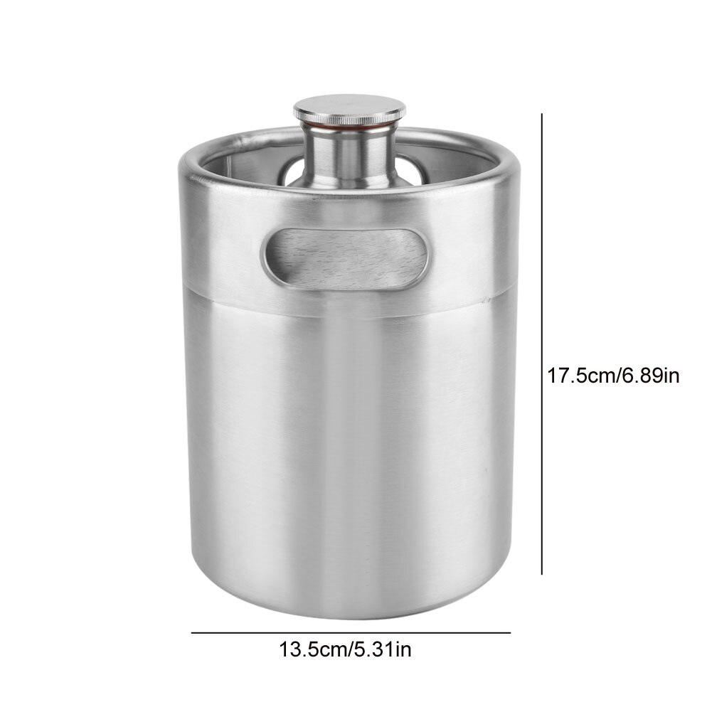Beer Barrel Mini Stainless Steel Beer Barrel With ... – Grandado