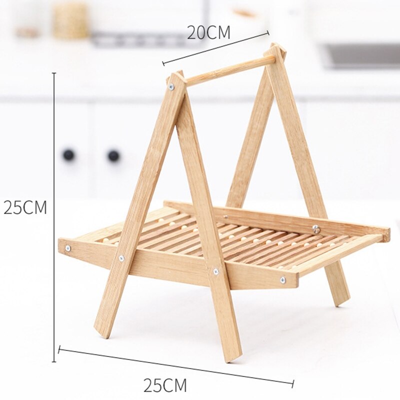 Bamboo Wood Folding Fruit Basket Vegetable Basket ... – Vicedeal