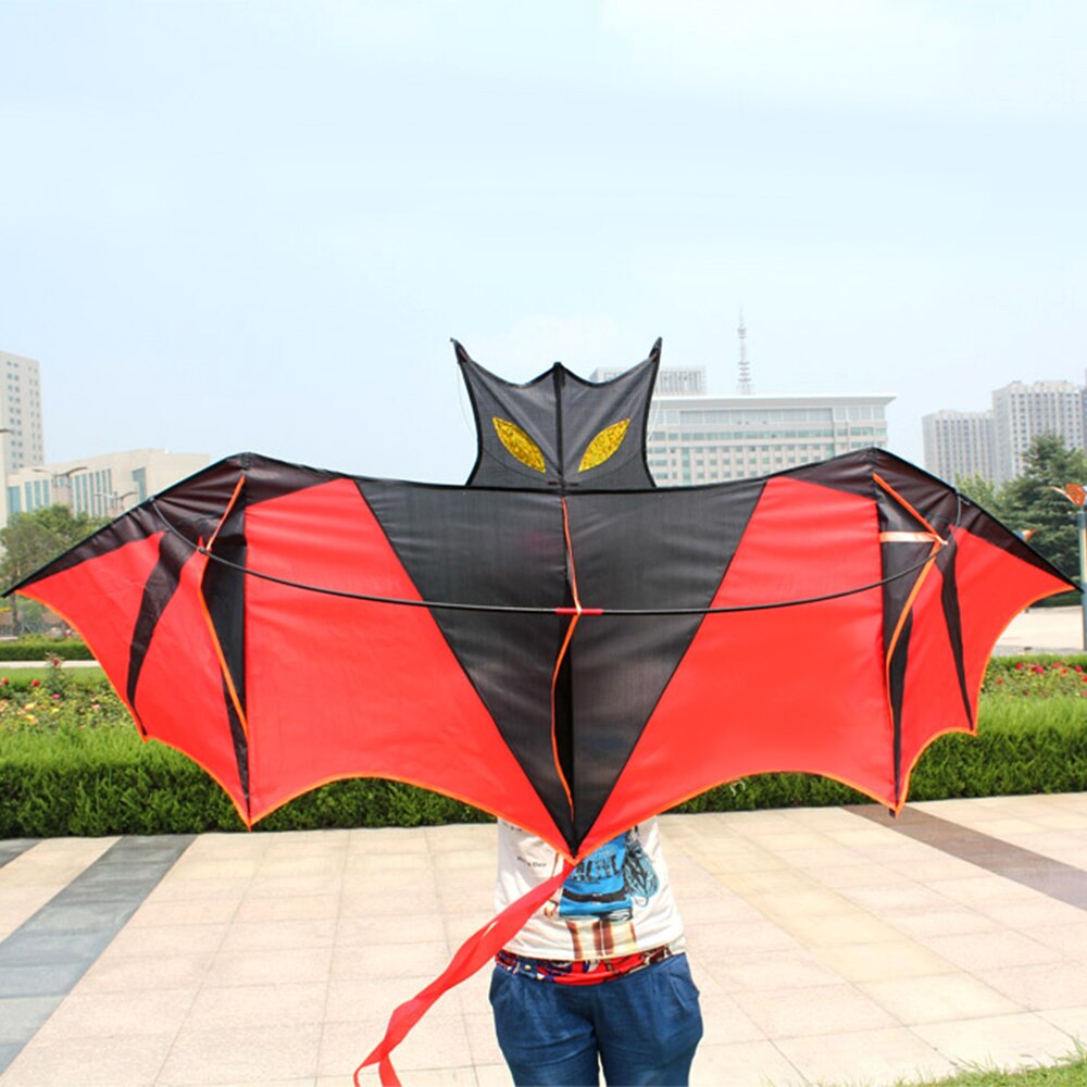 180cm Red Bat Power Kite with Handle and 30m Singl... – Grandado