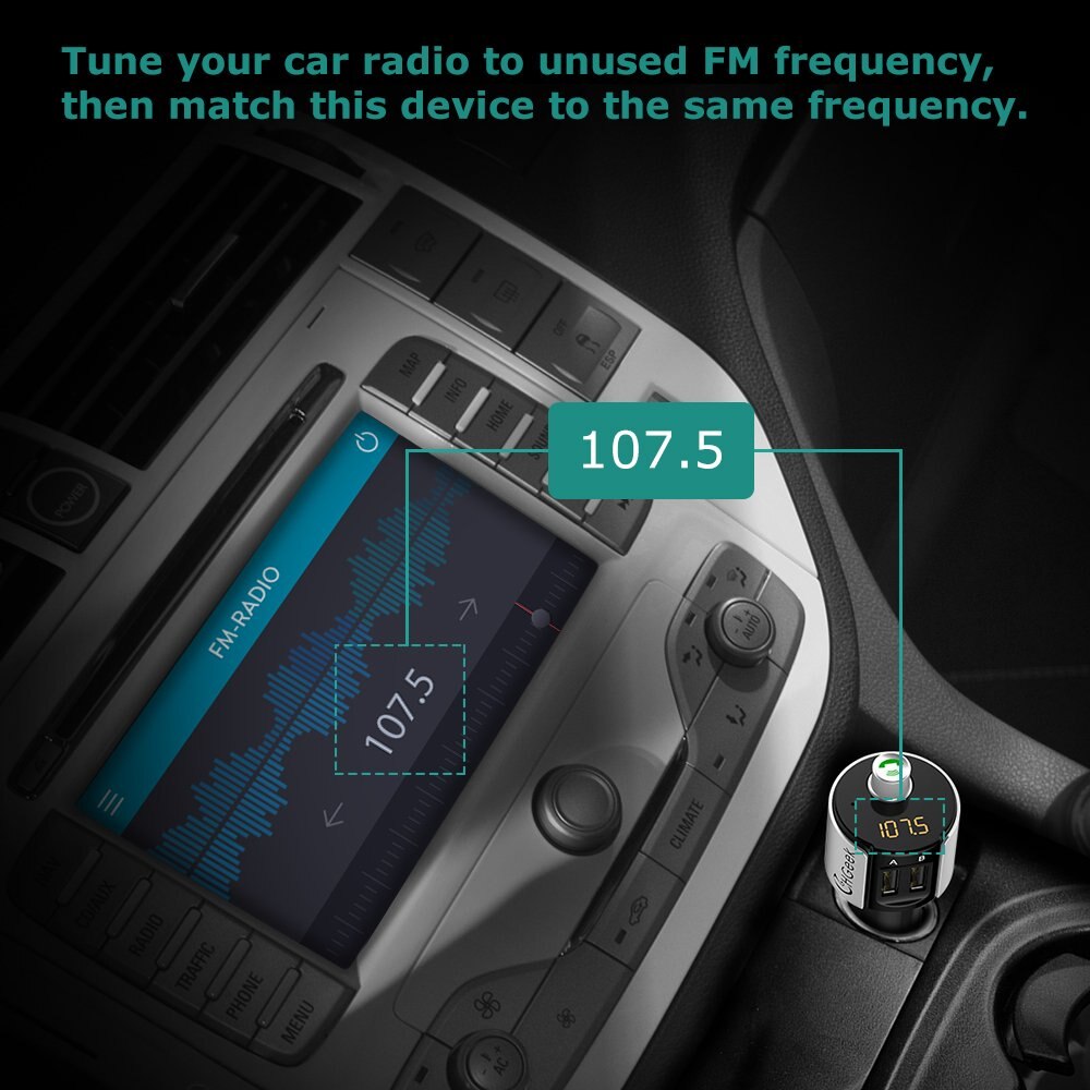 12-24v Bluetooth car transmitter LED Display – Grandado