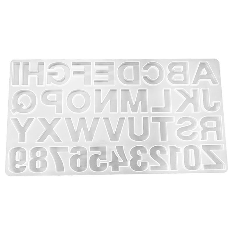 Letter Mold Alphabet & Number Silicone Molds Initi... – Grandado